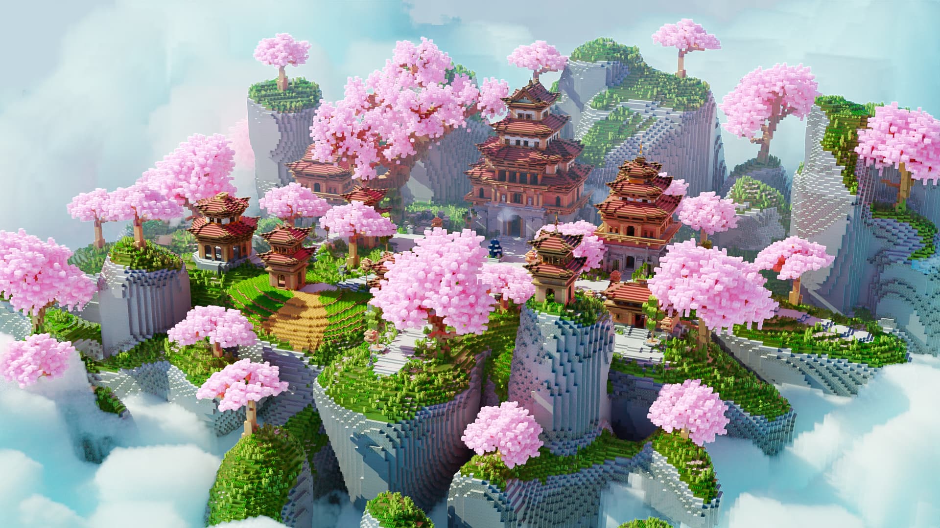 Minecraft Lobby - Small Japan - build for minecraft servers – OriginBuilds