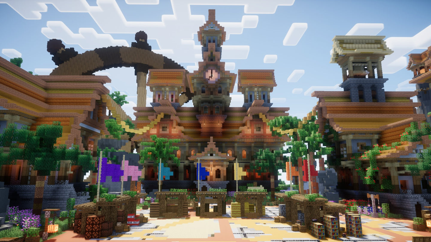 Minecraft Spawn - Tropical Heaven – OriginBuilds