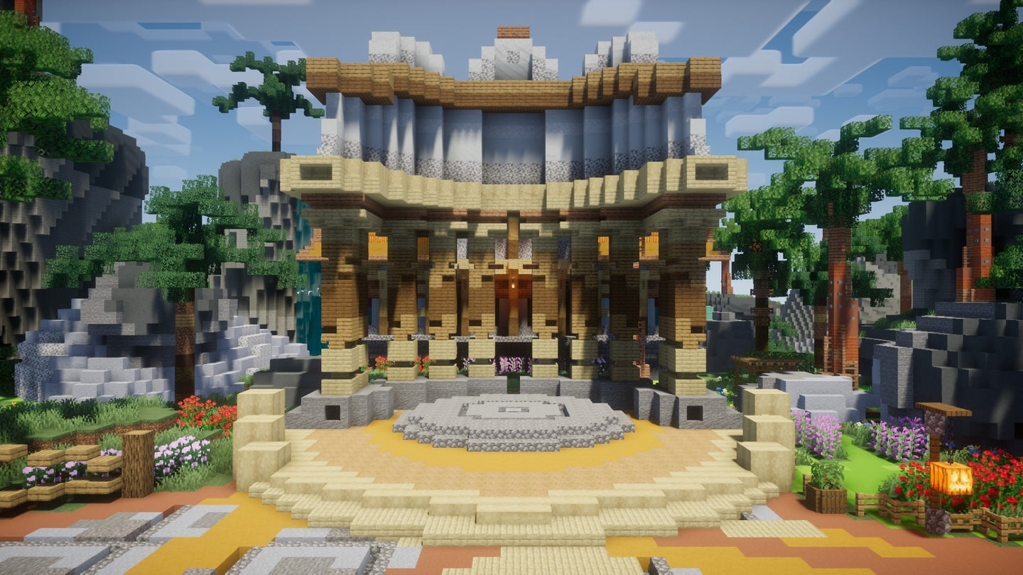 Minecraft Spawn - Tropical Heaven – OriginBuilds