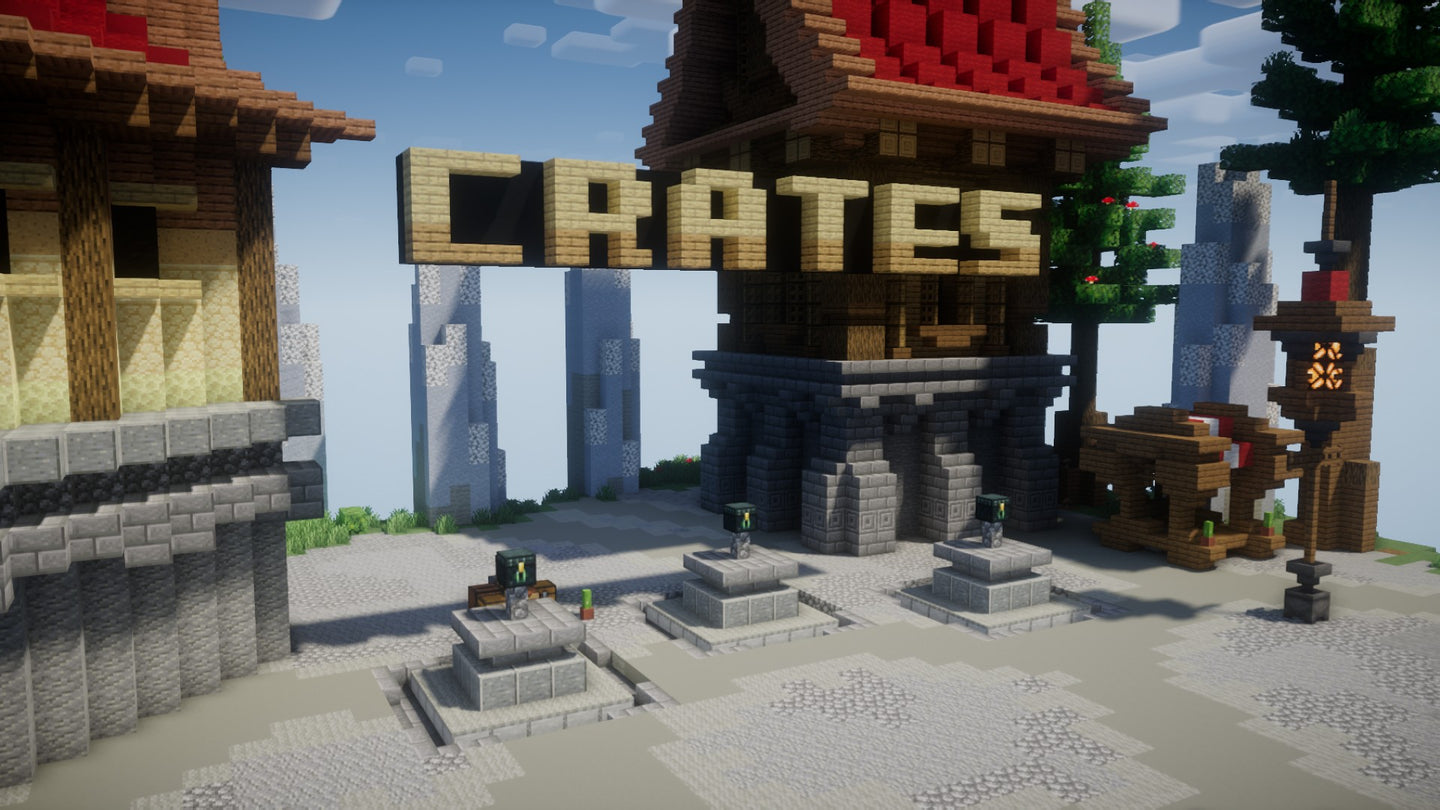 Minecraft Spawn : Crimson Village – OriginBuilds