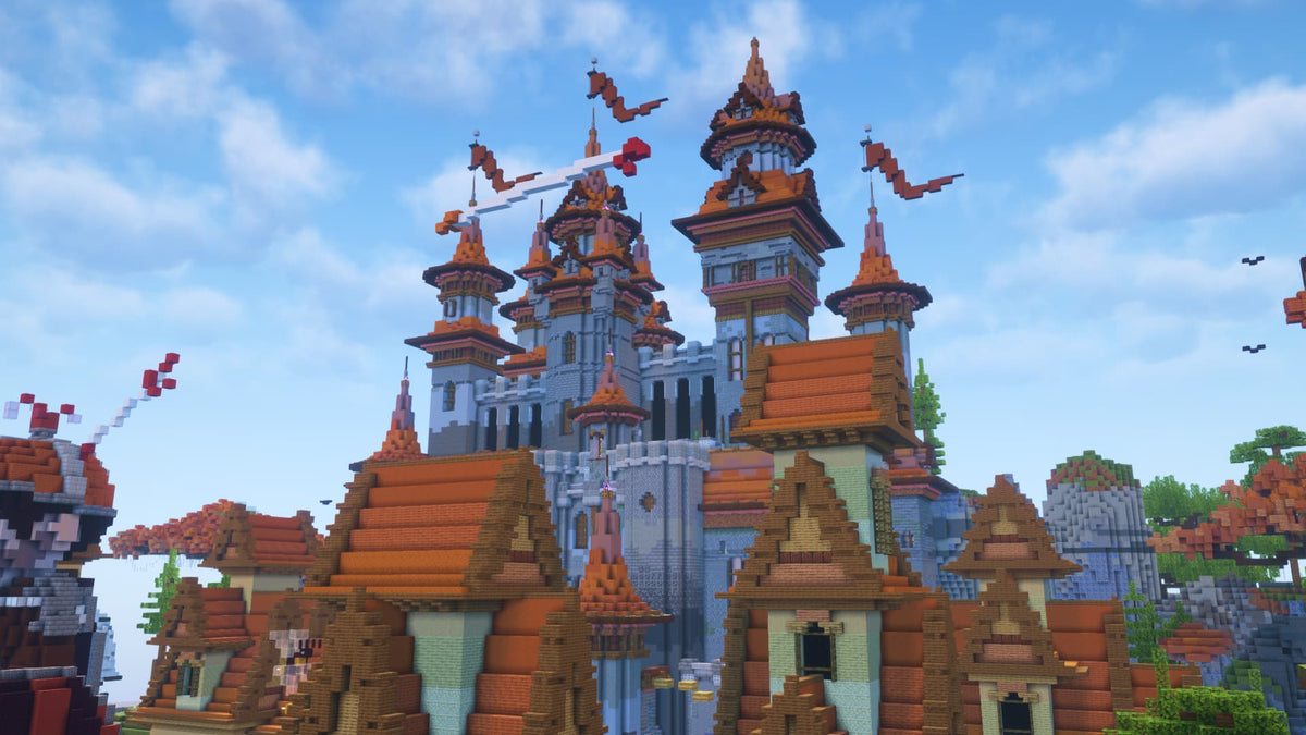 Minecraft Lobby - Castle of Orange - for minecraft servers – OriginBuilds