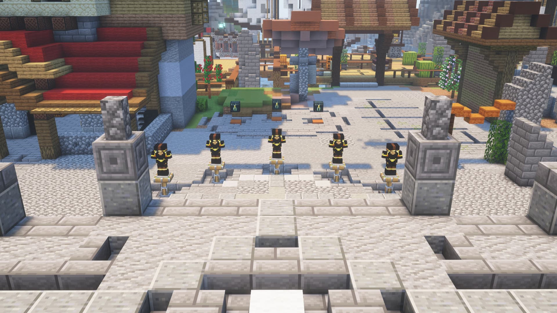 Minecraft Lobby - Castle of Orange - for minecraft servers – OriginBuilds