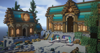 Minecraft Lobby - Azure Circle – OriginBuilds